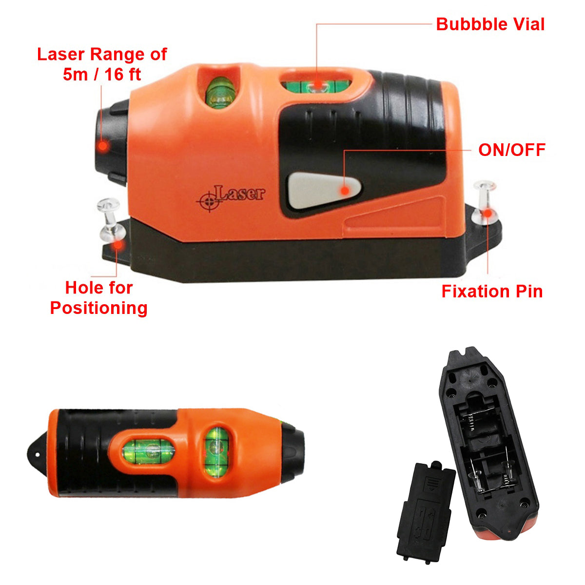 Mini Compact Red Laser Level Marker Laser Wall Floor Line Marker Tool – Procon Store